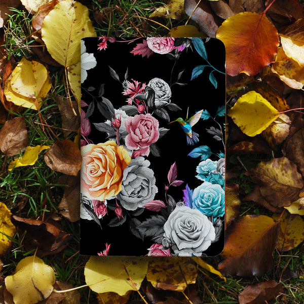 Buy Personalized Passport Travel Wallet - Black Flower – Vista Case